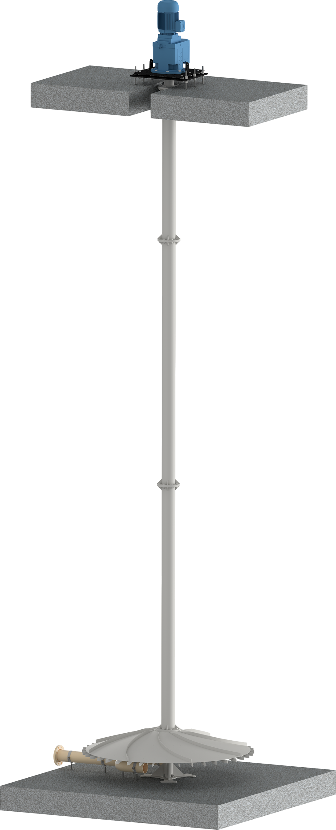 Fixed low-speed submersible aerator/mixer - Aquaturbo | SFA enviro