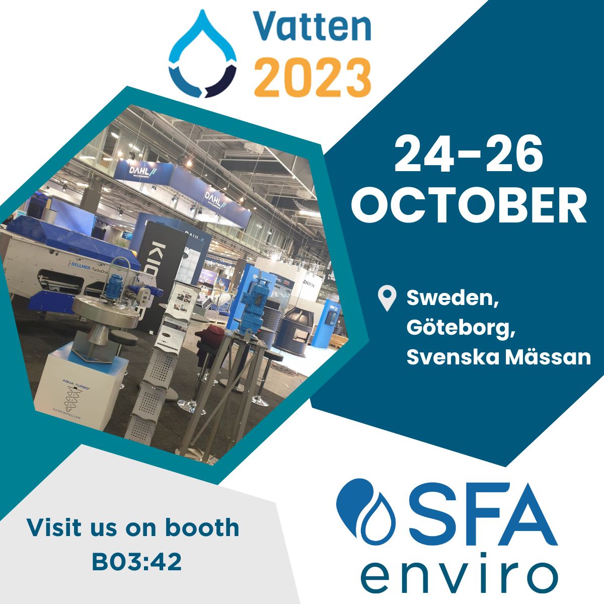 Tradeshow - Vatten 2023 | SFA enviro