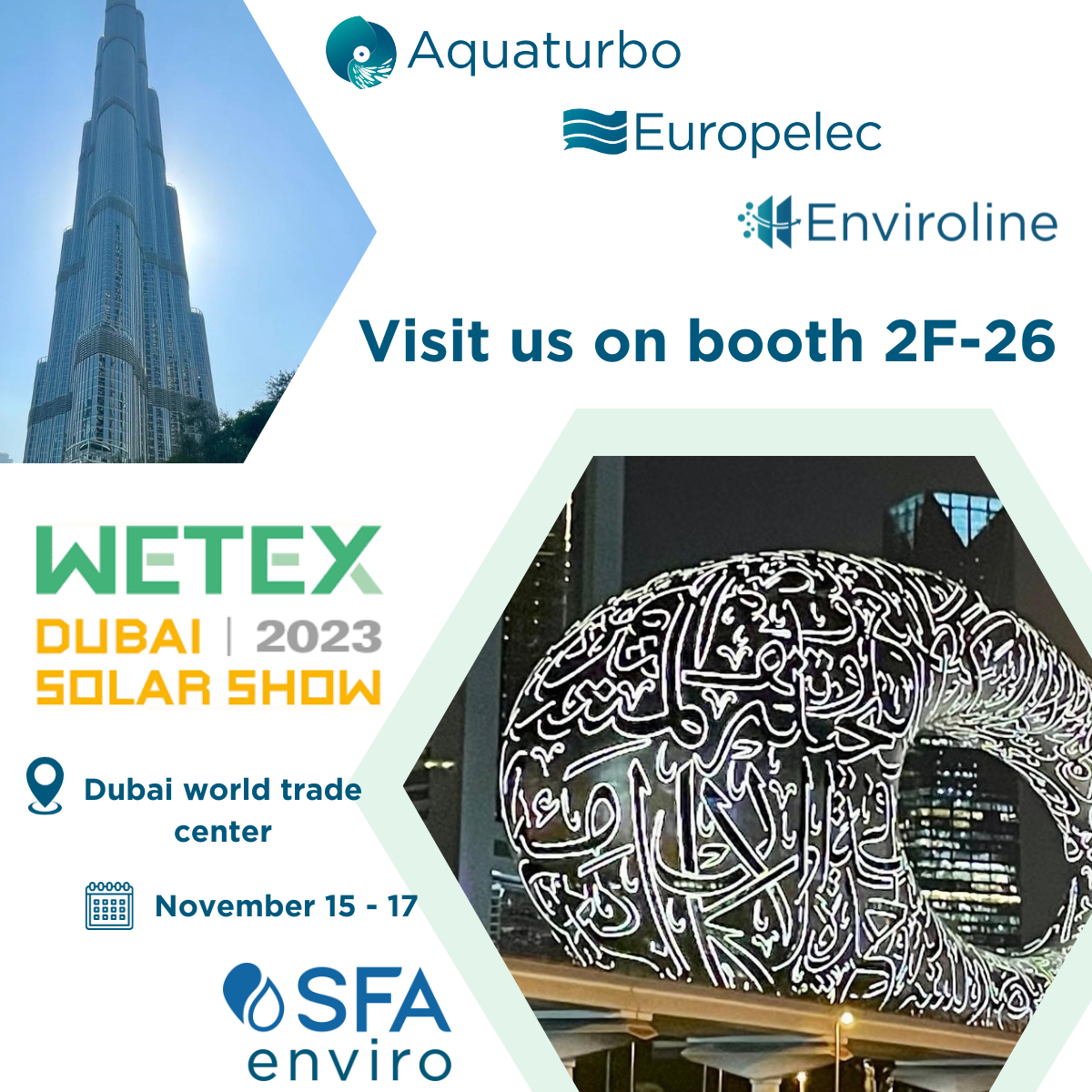 Tradeshow - Wetex 2023 | SFA enviro