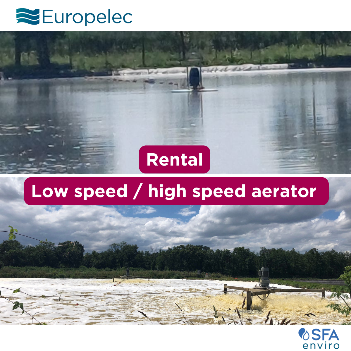 Supply of 6 Europelec low speed surface aerators of 30 kW and turnkey ...
