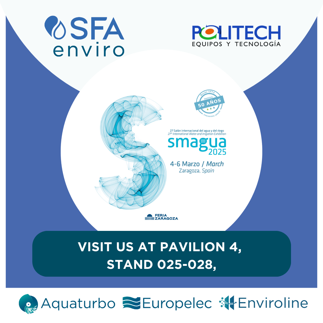 Join us at SMAGUA 2025 alongside POLITECH | SFA enviro
